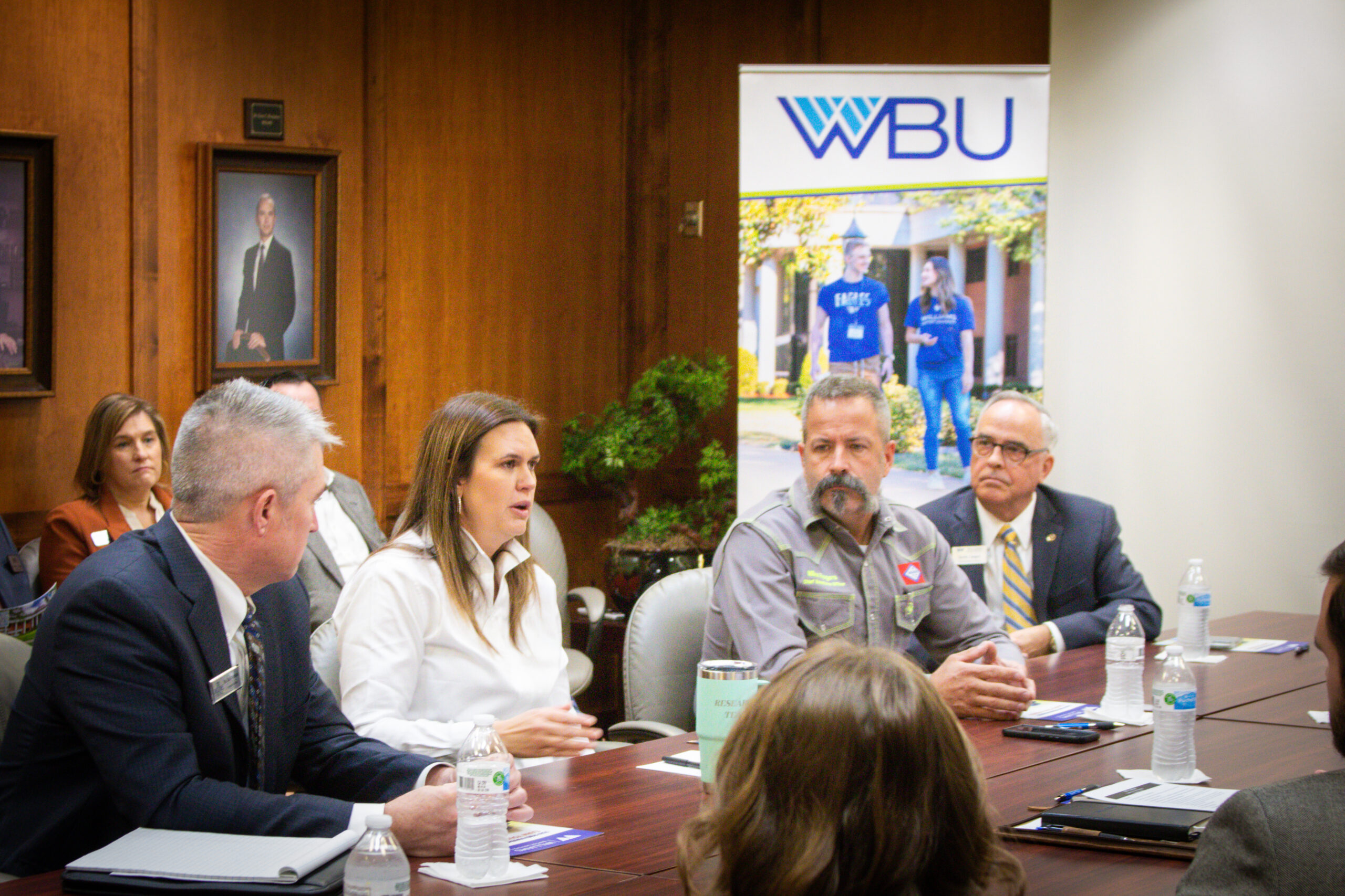 Gov. Sanders Visits WBU Campus to Learn About Williams Works, Tour Meat ...