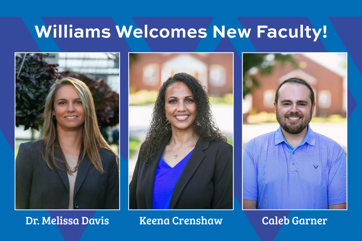 Three New Faculty Members Join WBU - Williams Baptist University